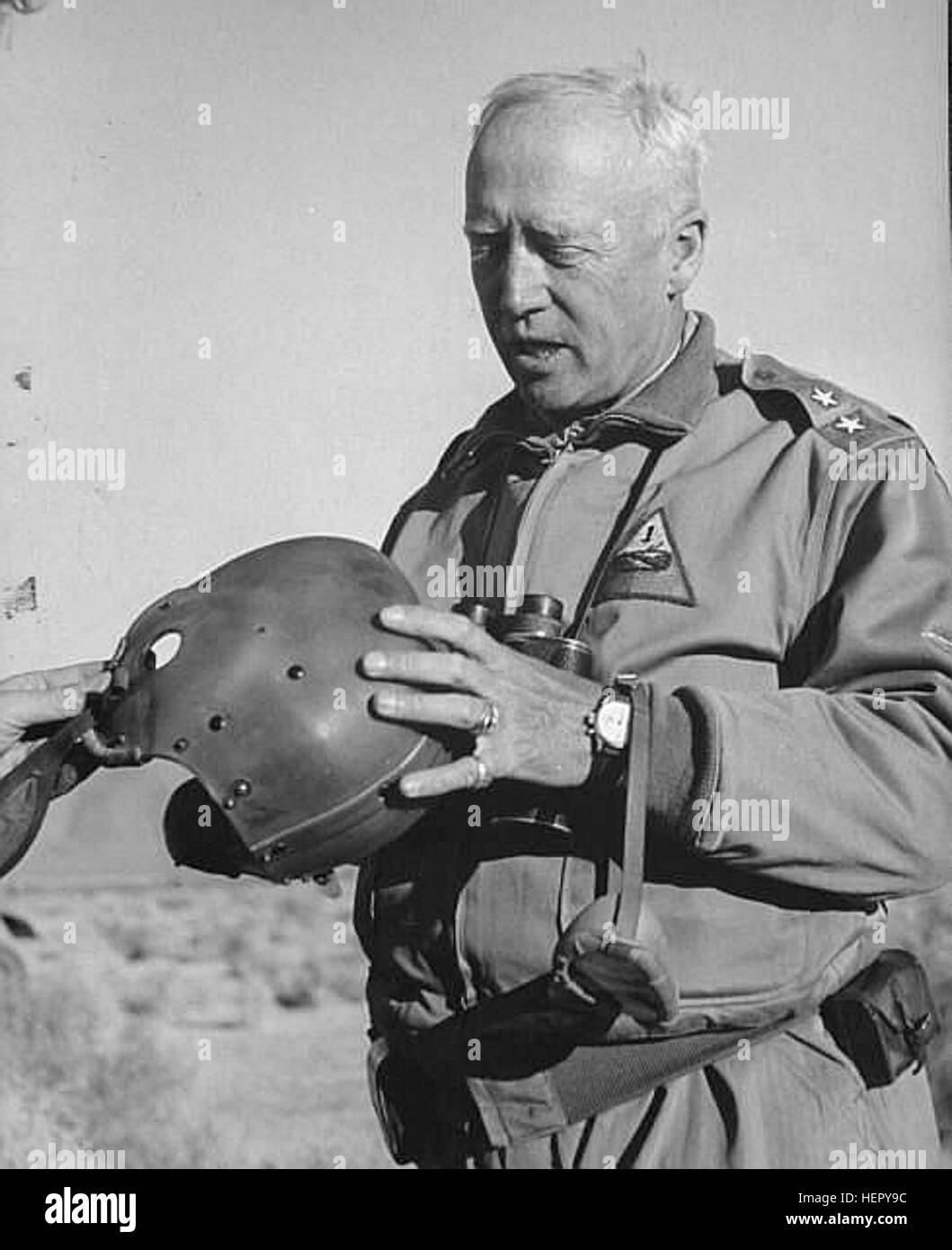 The provost marshal general of the Army reviews troops in formation on ...