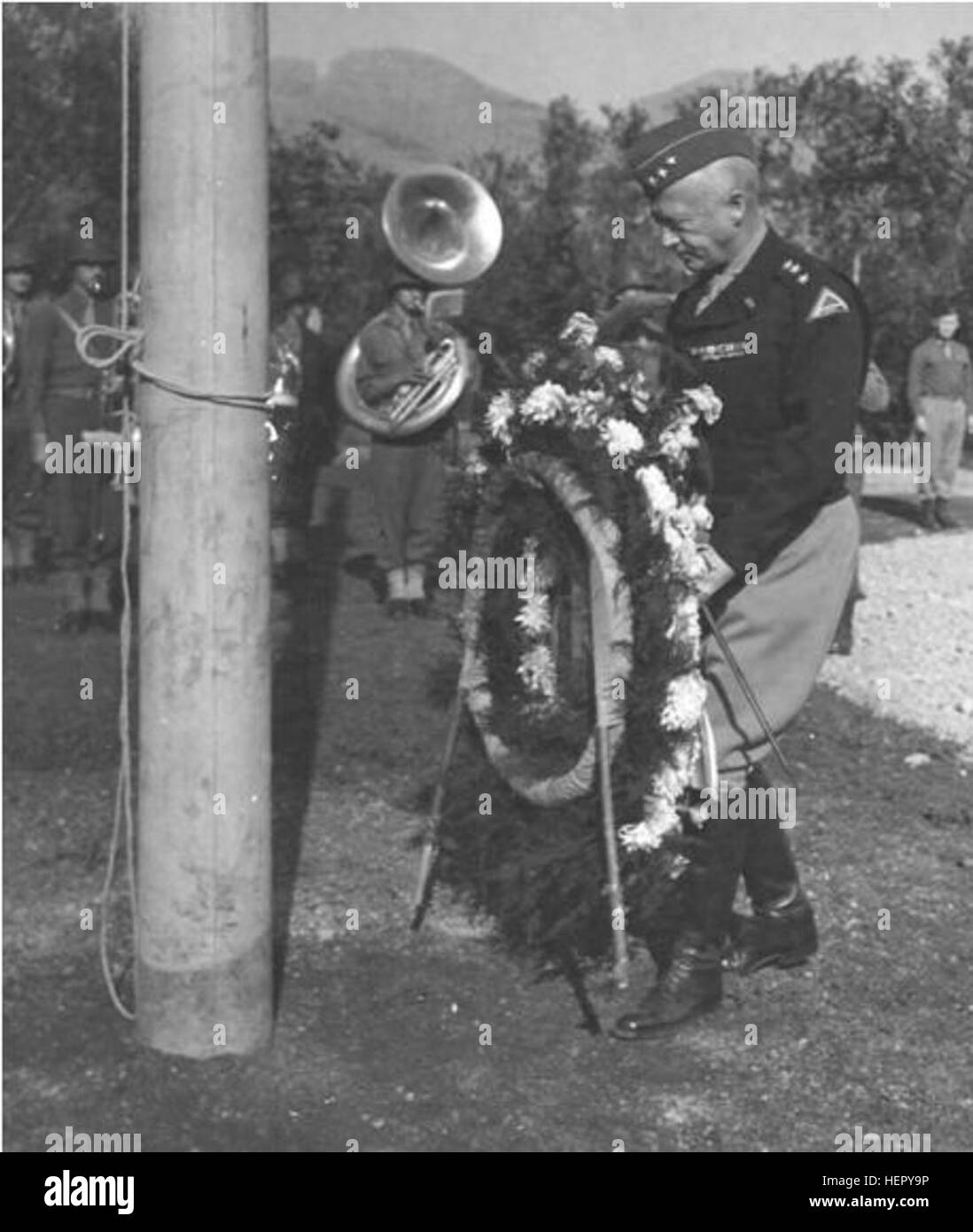 Patton at a memorial Stock Photo - Alamy