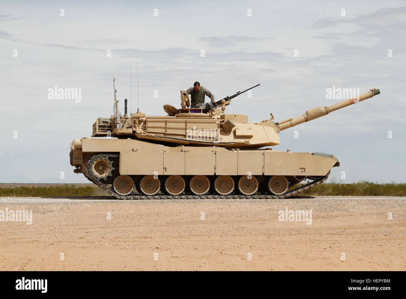 U.S. Senator (R-Texas) Ted Cruz climbs into an M1A2 Abrams at Range 88 ...