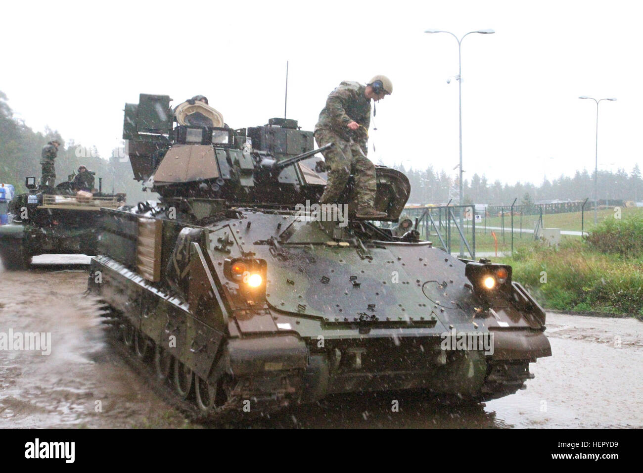 Soldiers from Company A, 3rd Battalion, 69th Armor Regiment, 1st ...