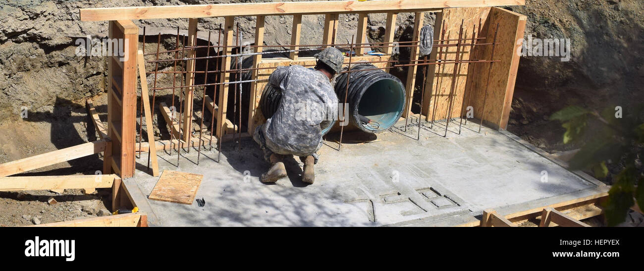 Soldiers with the 841st Engineer Battalion, U.S. Army Reserve complete ...