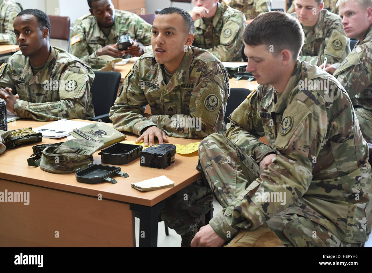 U.S. Soldiers, assigned to the Regimental Engineer Squadron, 2d Cavalry ...