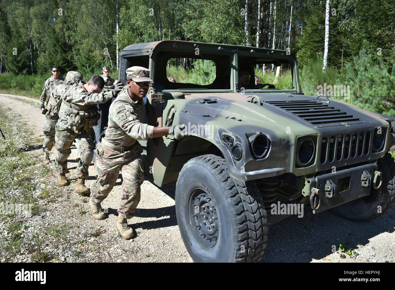 U.S. Soldiers, assigned to the Regimental Engineer Squadron, 2d Cavalry ...