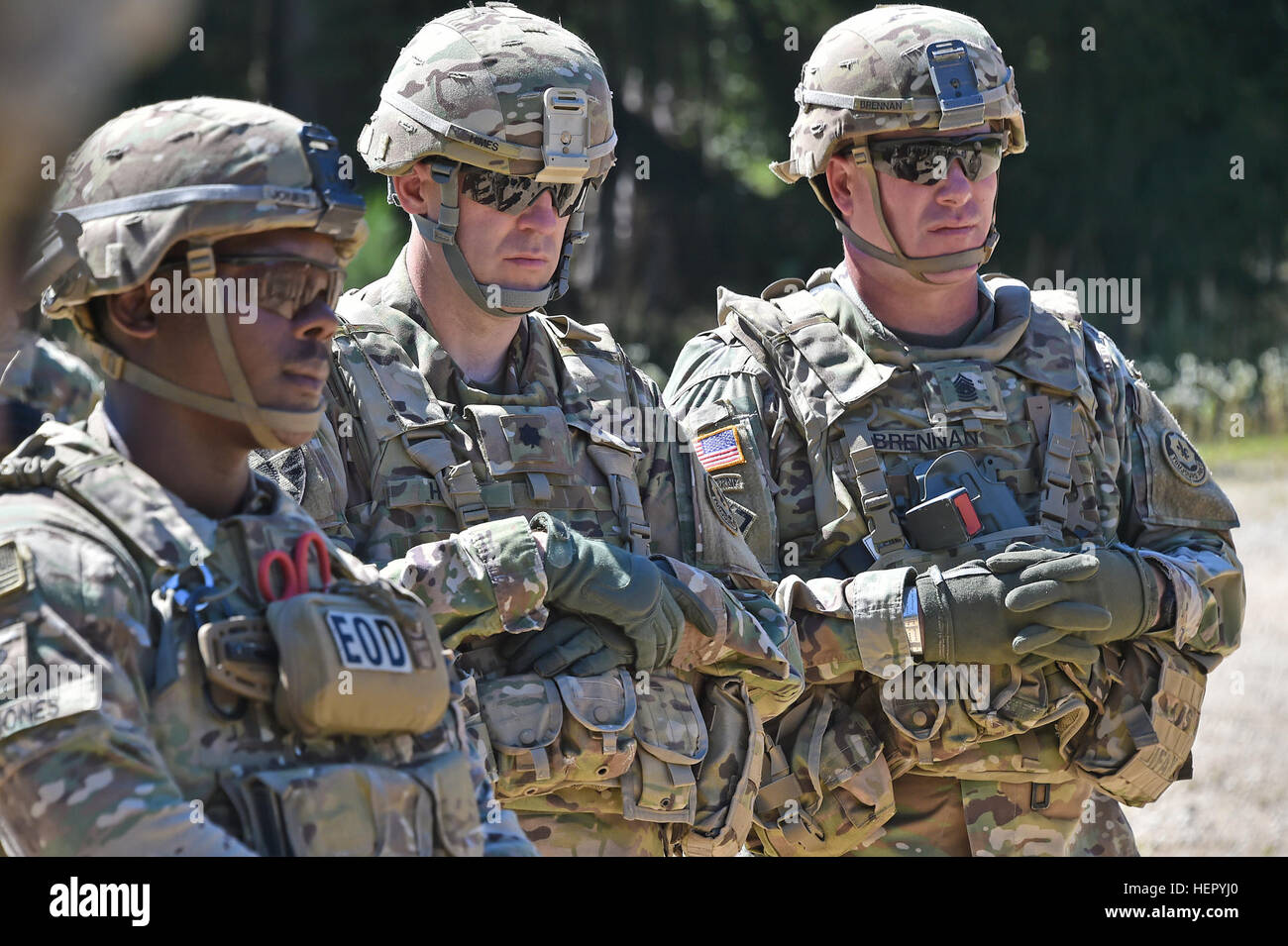 The Commander and the Command Sergeant Major of the Regimental Engineer ...