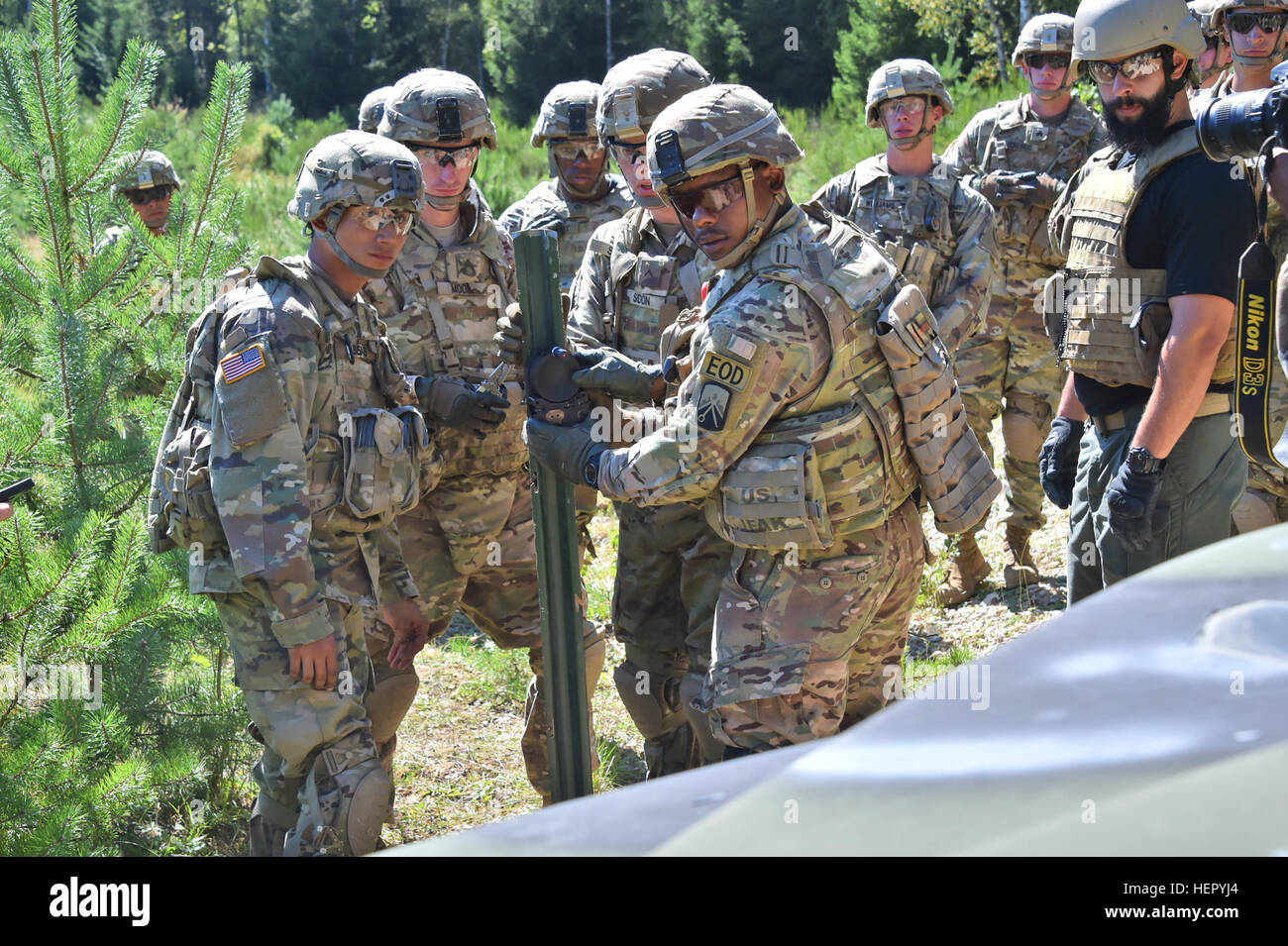 U.S. Soldiers, assigned to the Regimental Engineer Squadron, 2d Cavalry ...