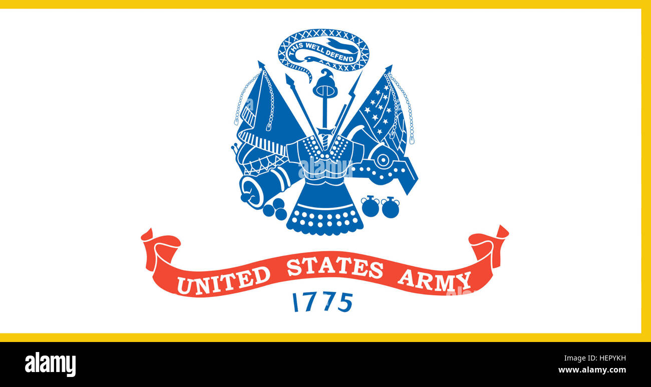 Flag of the United States Army (with fringe Stock Photo - Alamy