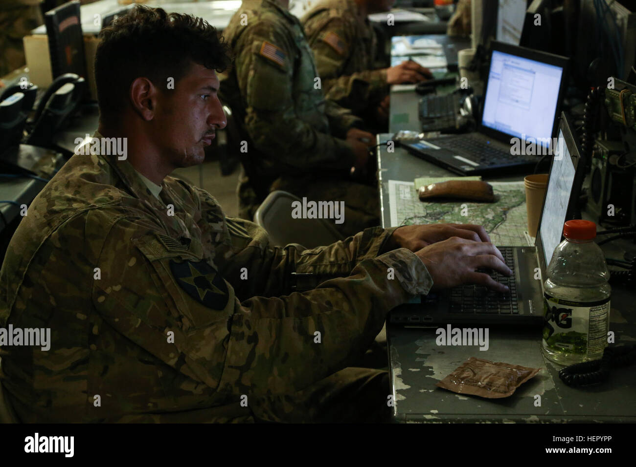 U.S. Air Force Staff Sgt. Thad Taylor of the 15th Air Support ...