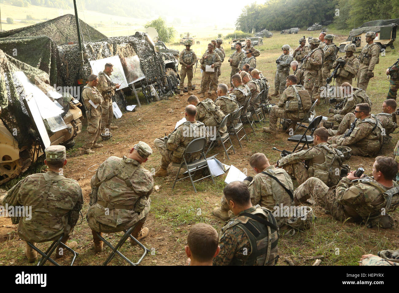 U.S. Soldiers of 2nd Battalion, 7th Infantry Regiment, 1st Armored ...