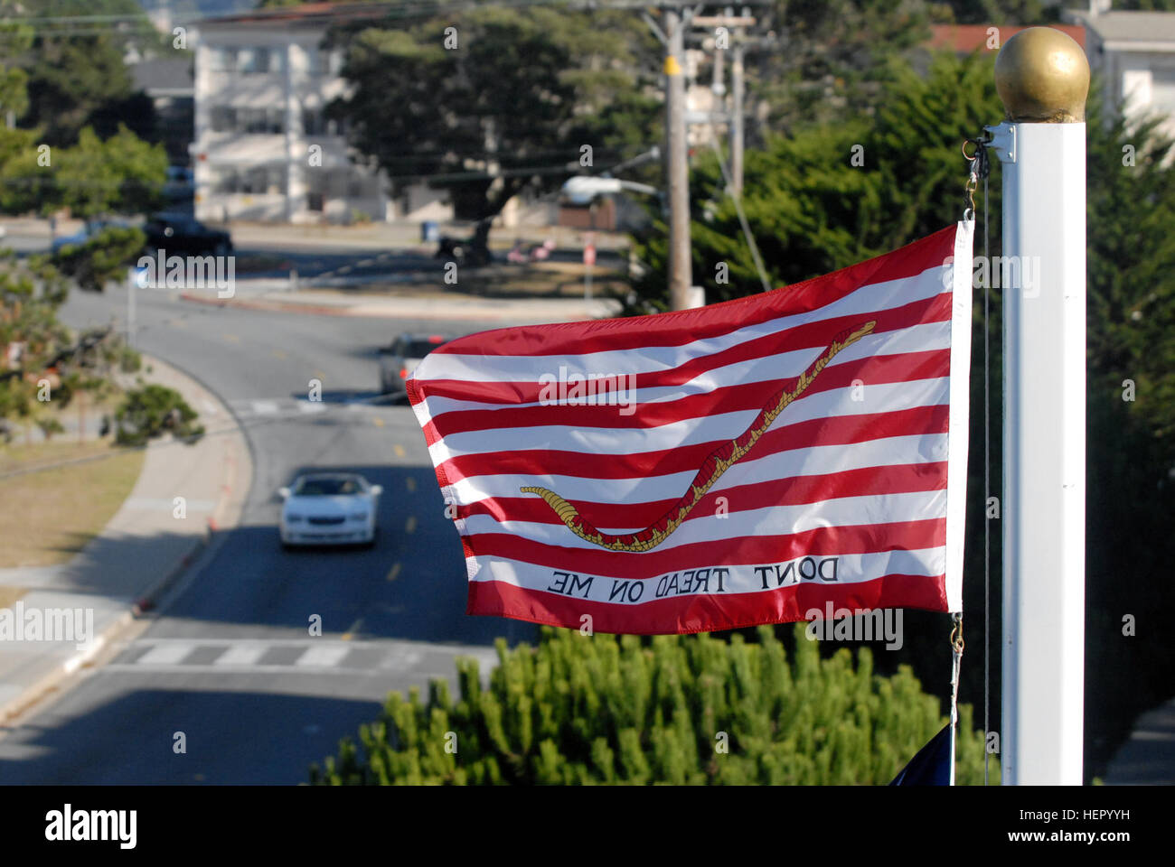 The First Navy Jack is flown at the Center for Information Dominance ...