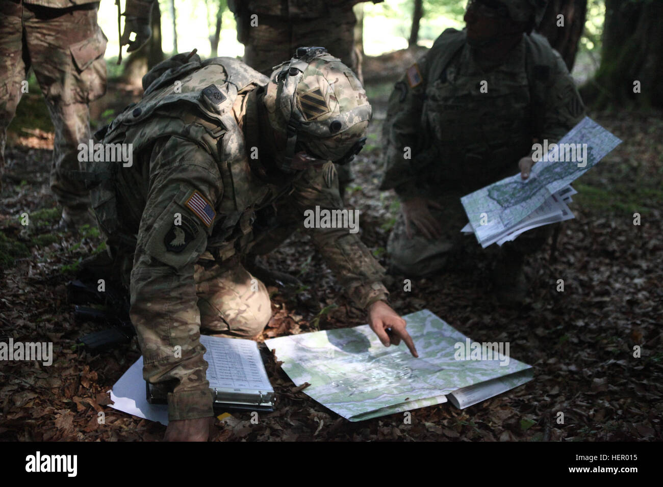U.S. Soldiers of 1st Brigade, 3rd Infantry Division conduct a tactical ...