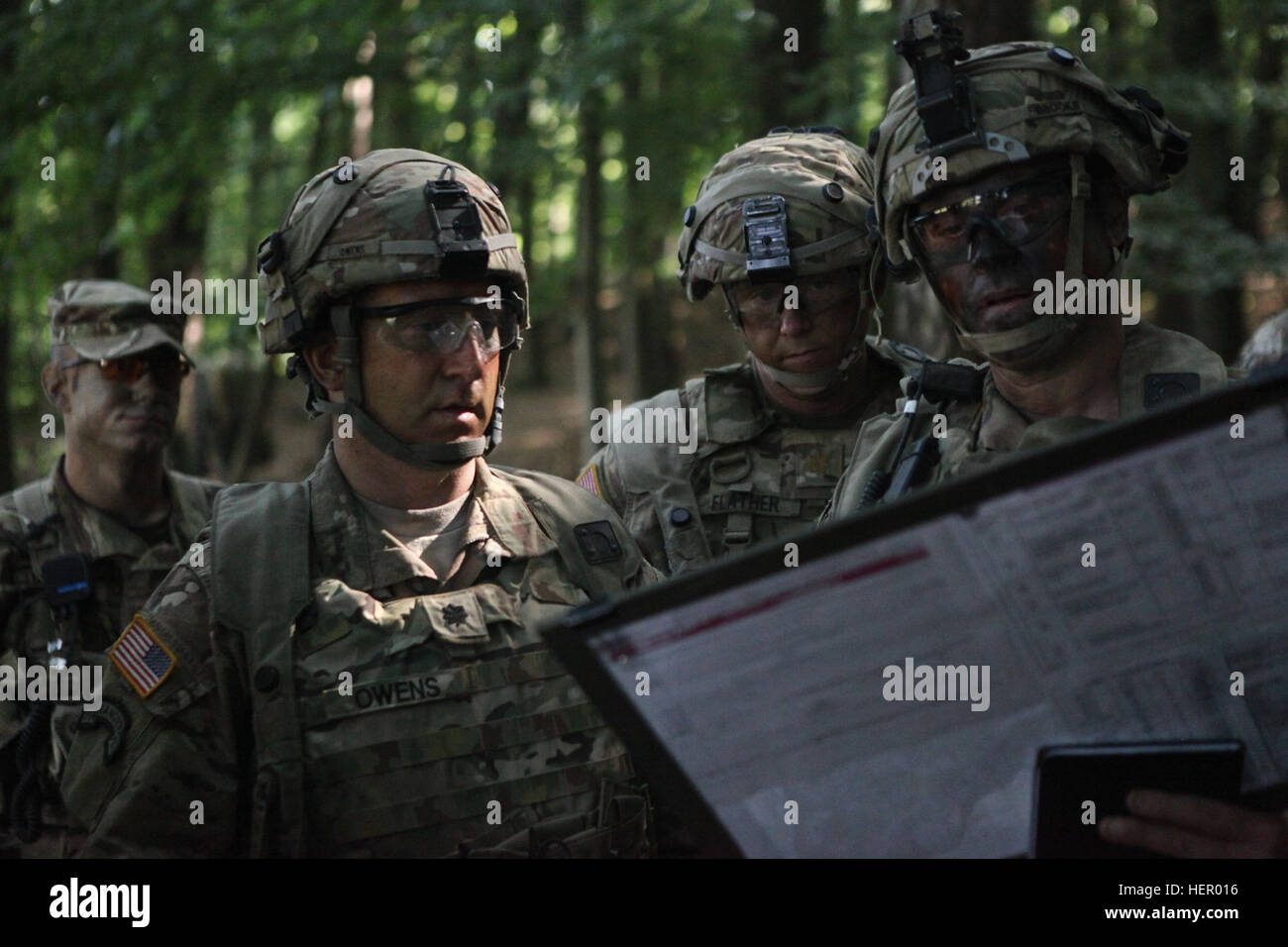 U.S. Soldiers of 1st Brigade, 3rd Infantry Division conduct a tactical ...