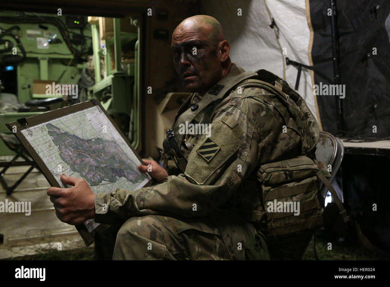 U.S. Army Col. Phil Brooks of the1st Armored Brigade Combat Team, 3rd ...