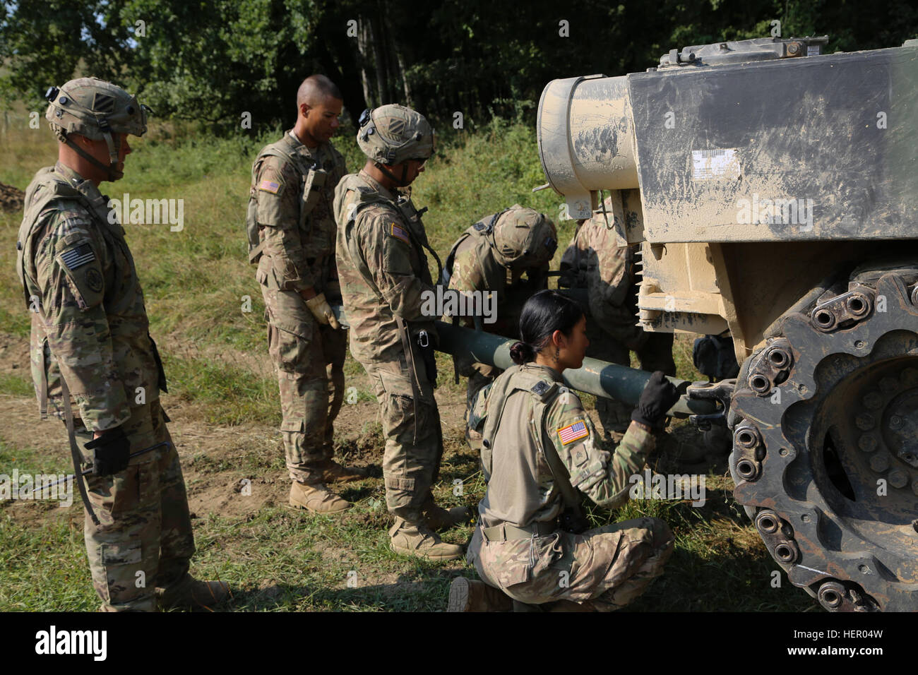 U.S. Soldiers of the 3rd Brigade Support Battalion, 1st Armored Brigade ...