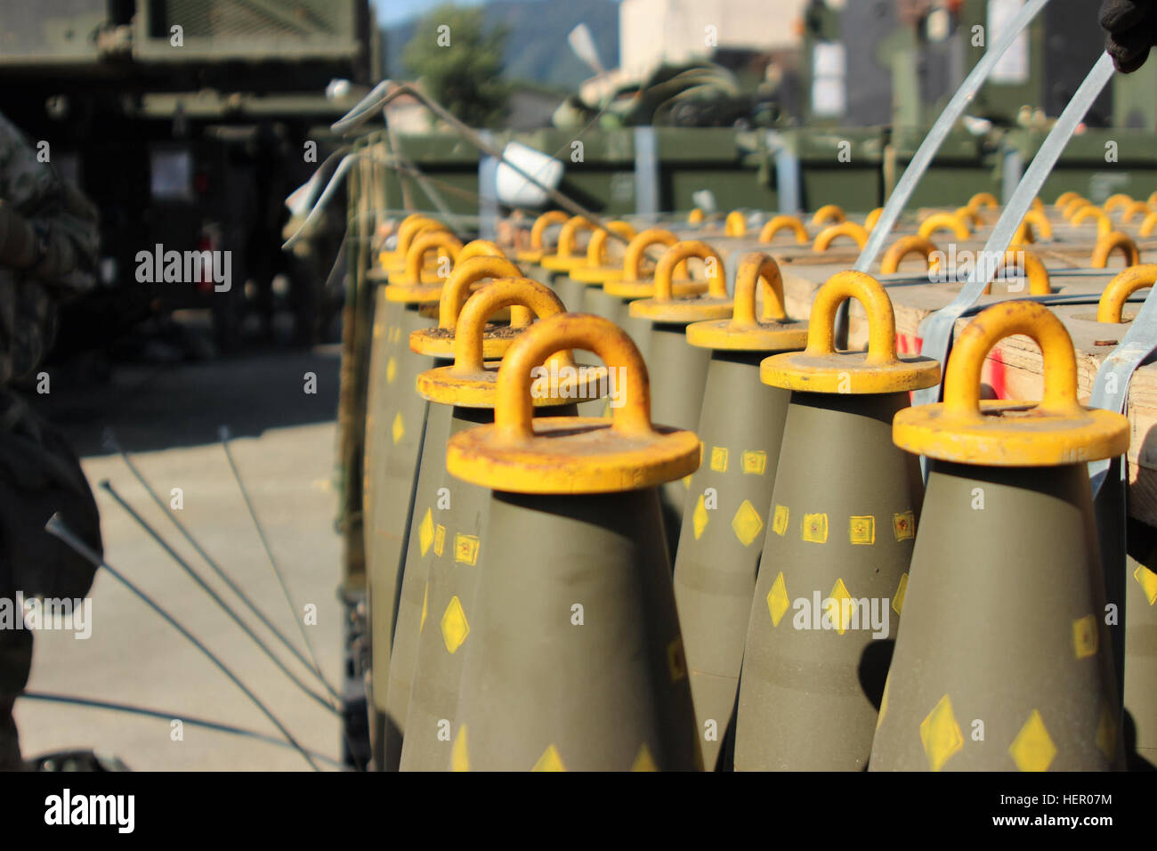 Palletized munitions hi-res stock photography and images - Alamy