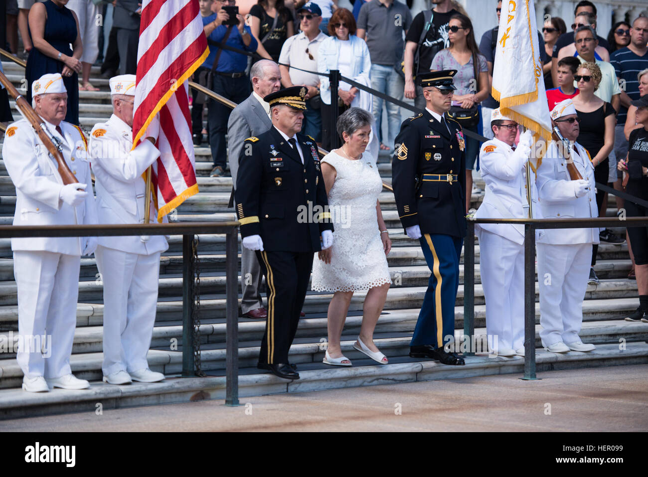 Gen. Mark A. Milley, third from left, 39th Chief of Staff of the Army ...