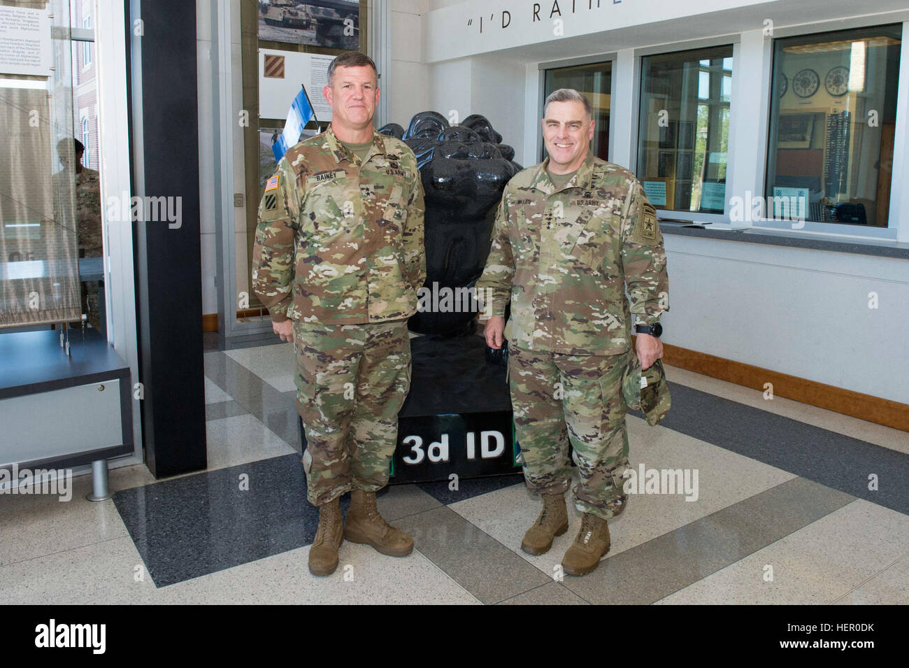 U.S. Army Chief of Staff, Gen. Mark A. Milley, at the 3rd Infantry ...