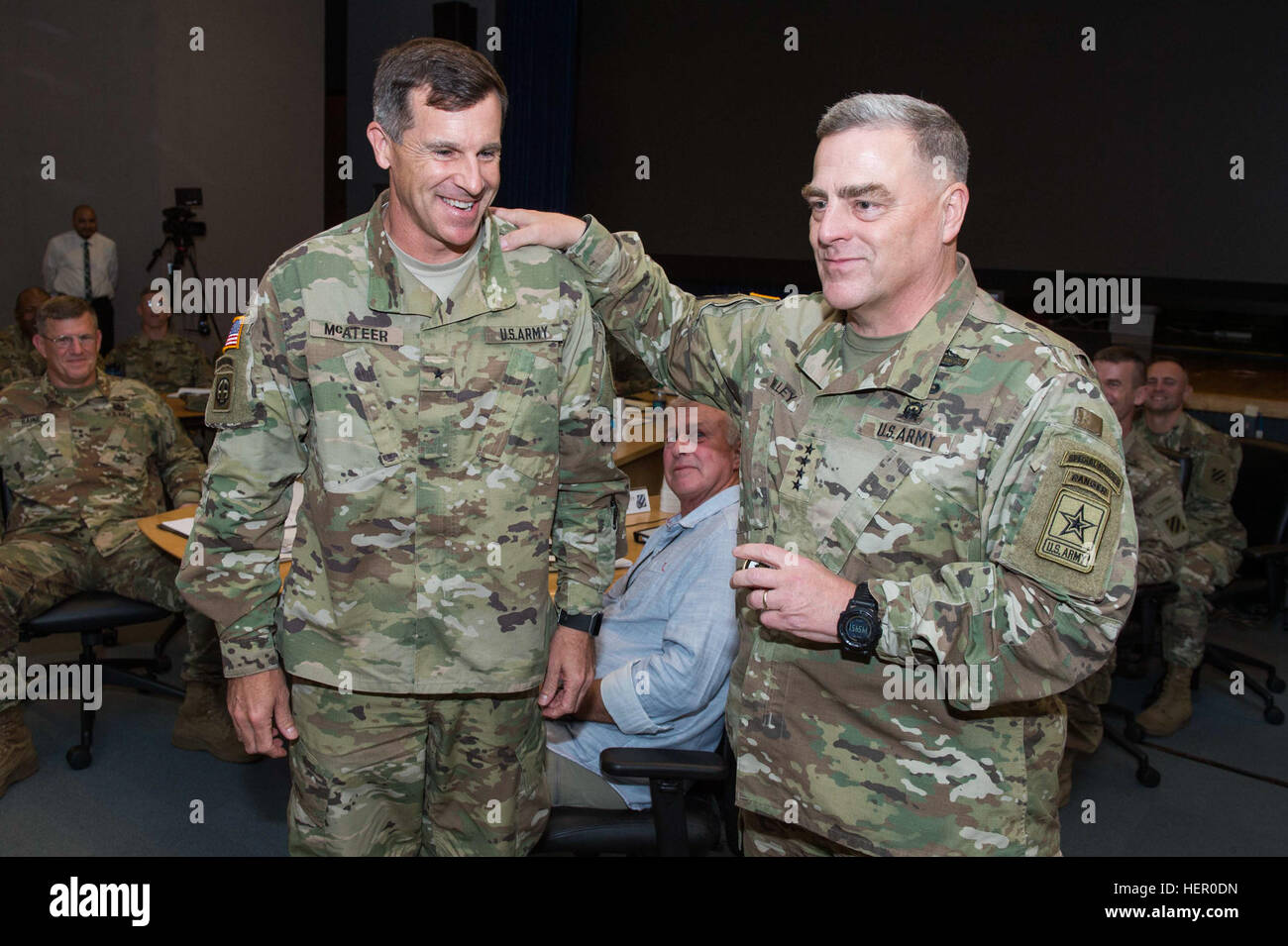 U.S. Army Chief of Staff, Gen. Mark A. Milley, at the 3rd Infantry ...