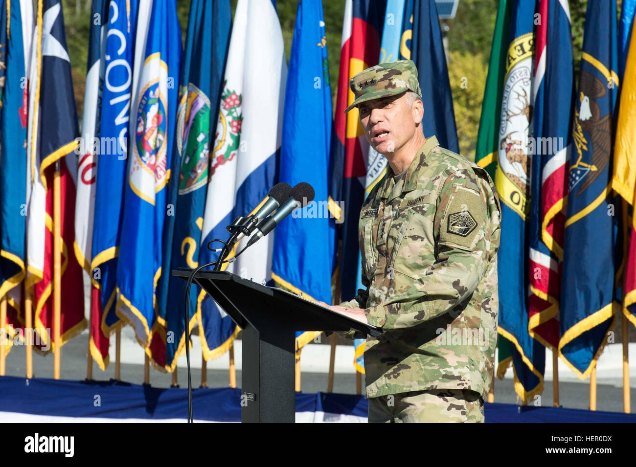 U.S. Army Chief of Staff, Gen. Mark A. Milley, oversees the Change of ...