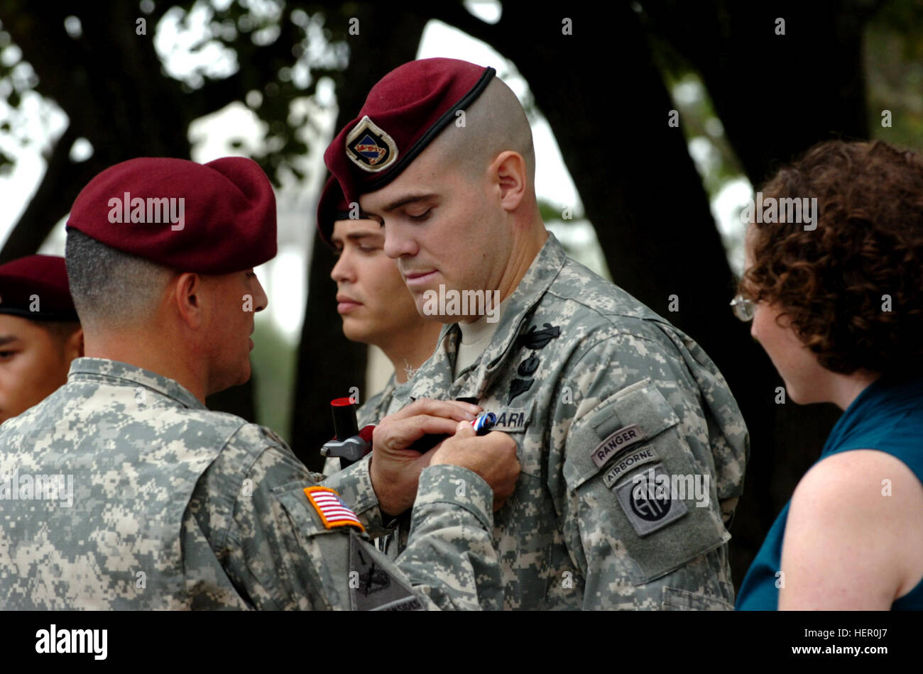 Sgt. 1st Class James Brasher is awarded a Silver Star by Maj. Gen ...