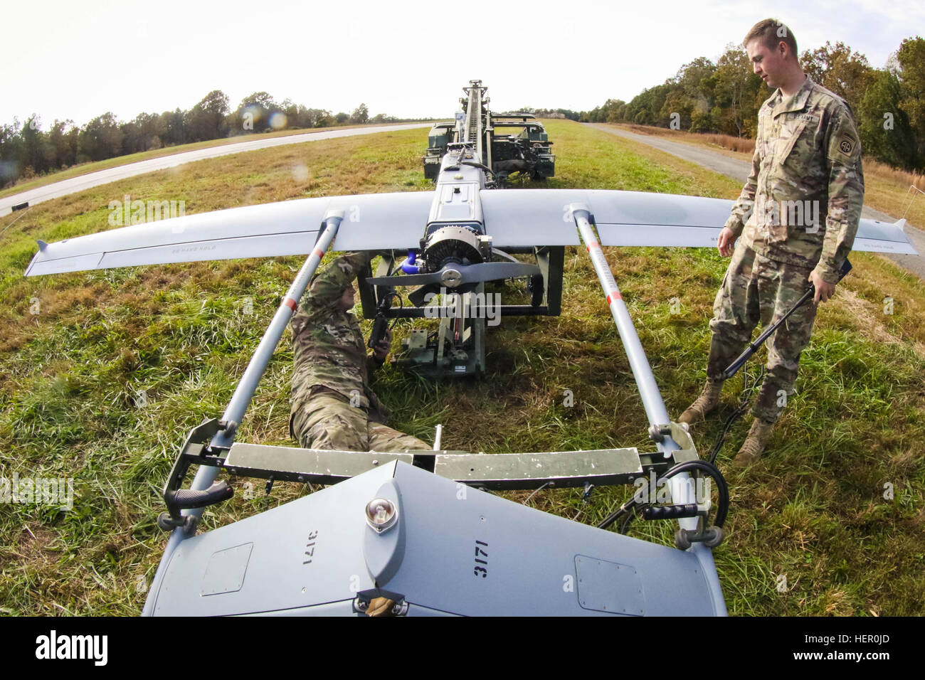Soldiers with 3rd Brigade Combat Team, 82nd Airborne Division, unmanned ...
