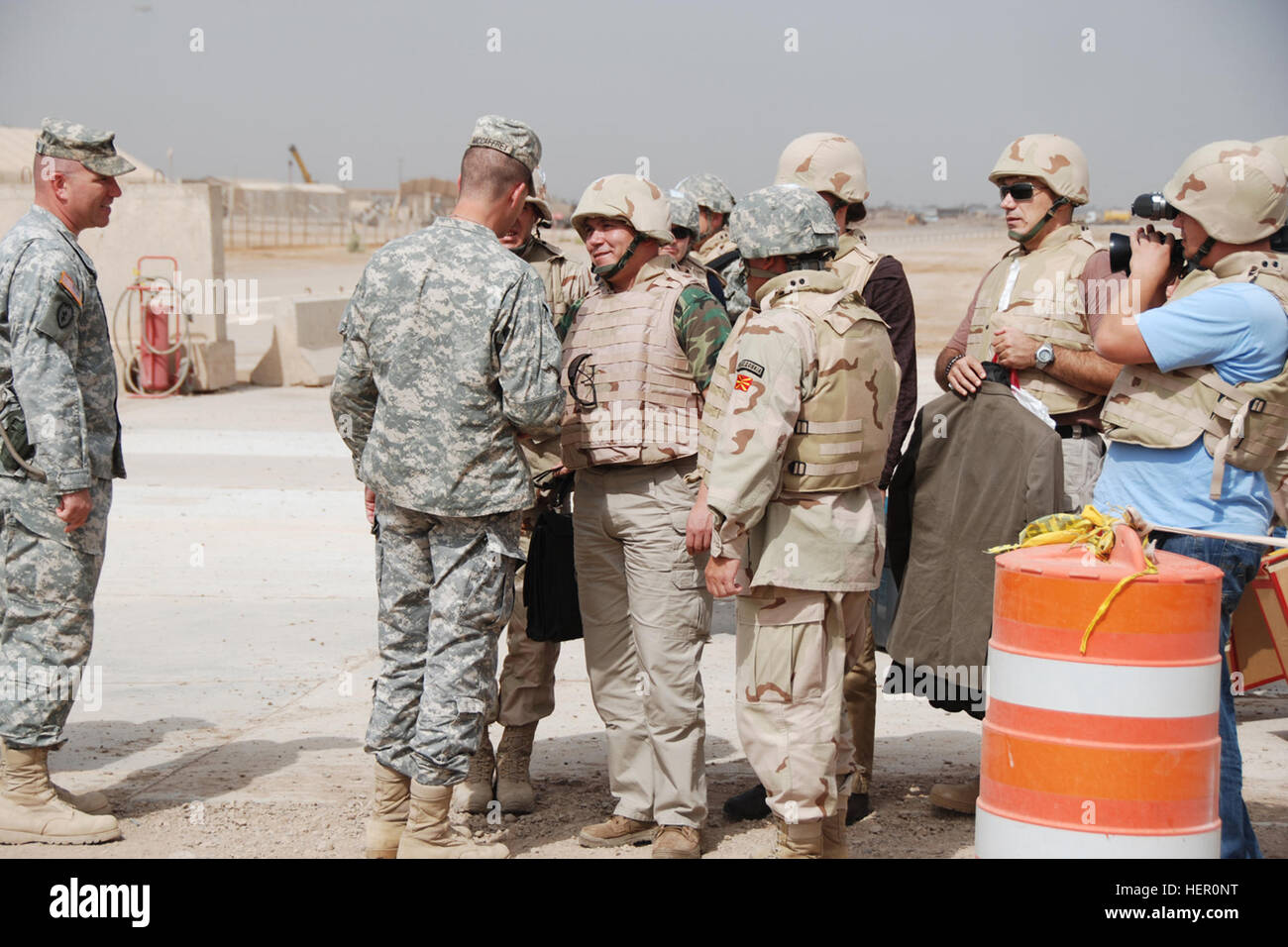 Lt. Col. Todd McCaffrey, commander, 2nd Stryker Brigade Combat Team ...