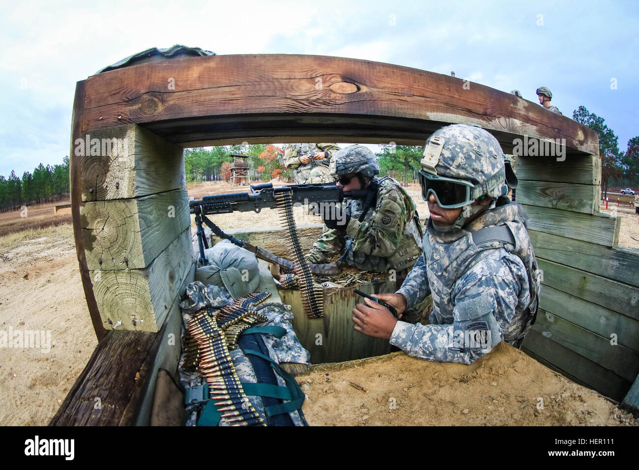 A soldier with the 82nd Combat Aviation Brigade, 82nd Airborne Division ...