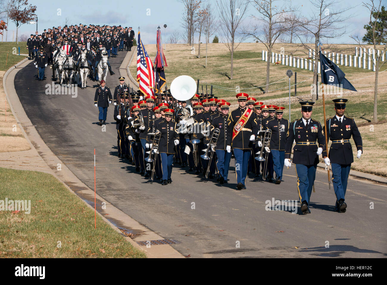 Mourners approach Section 60 in Arlington National Cemetery for the ...
