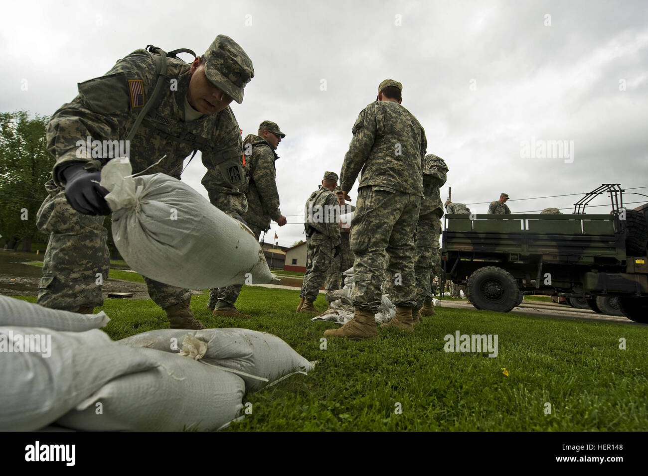 Indiana national guard pvt ricardo torres of clayton hi-res stock ...