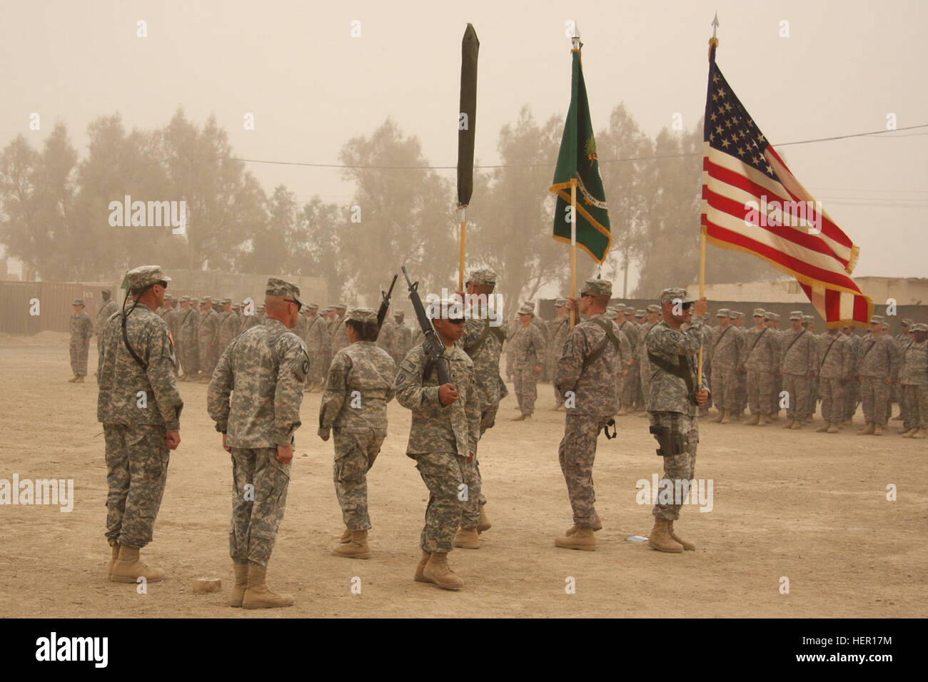 Lt. Col. commanders of the 508th and 327th Military Police Battalions ...