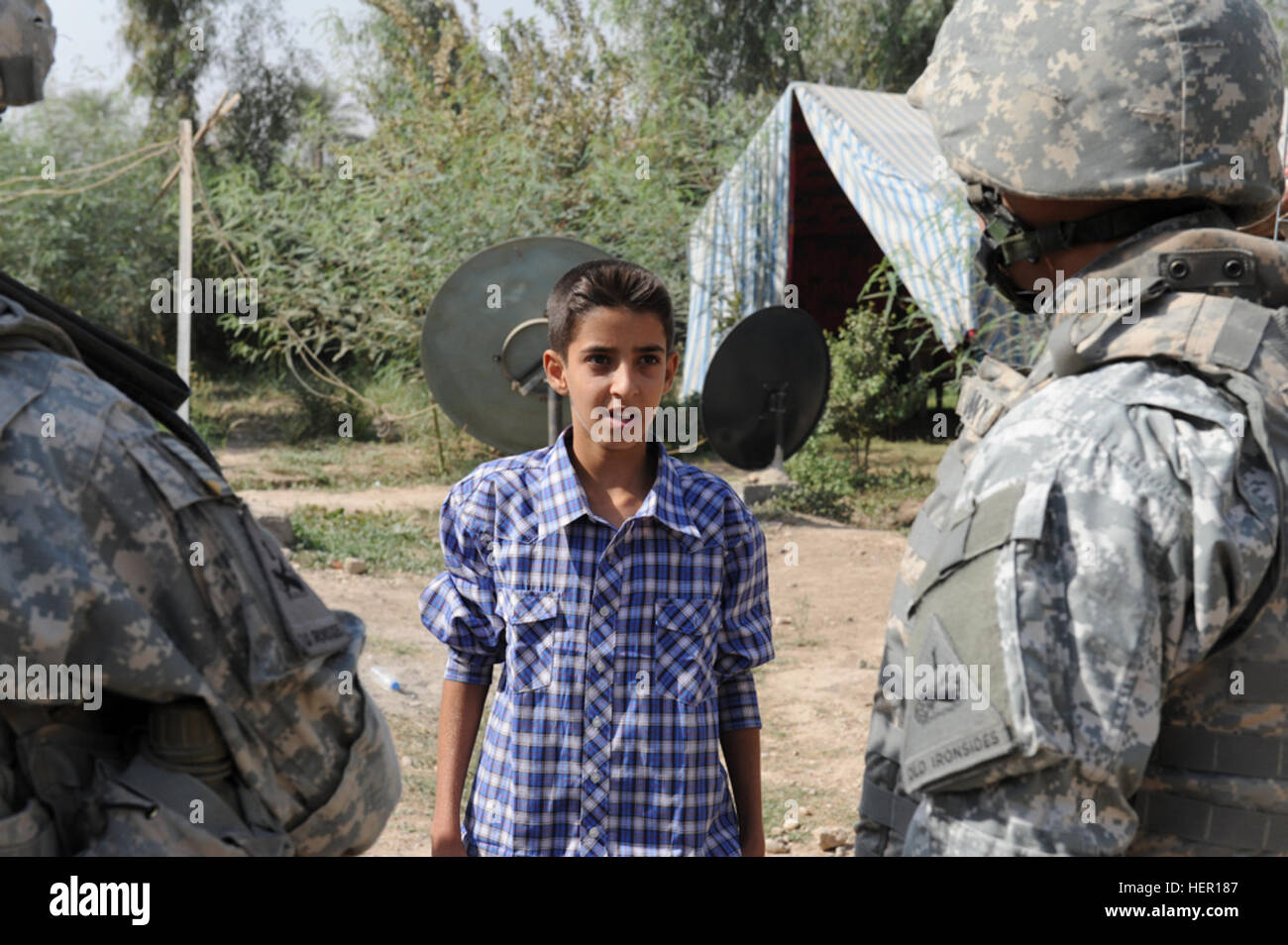 U.S. Army Capt. Philip Mix of 1st Battalion, 6th Infantry Regiment, 2nd ...
