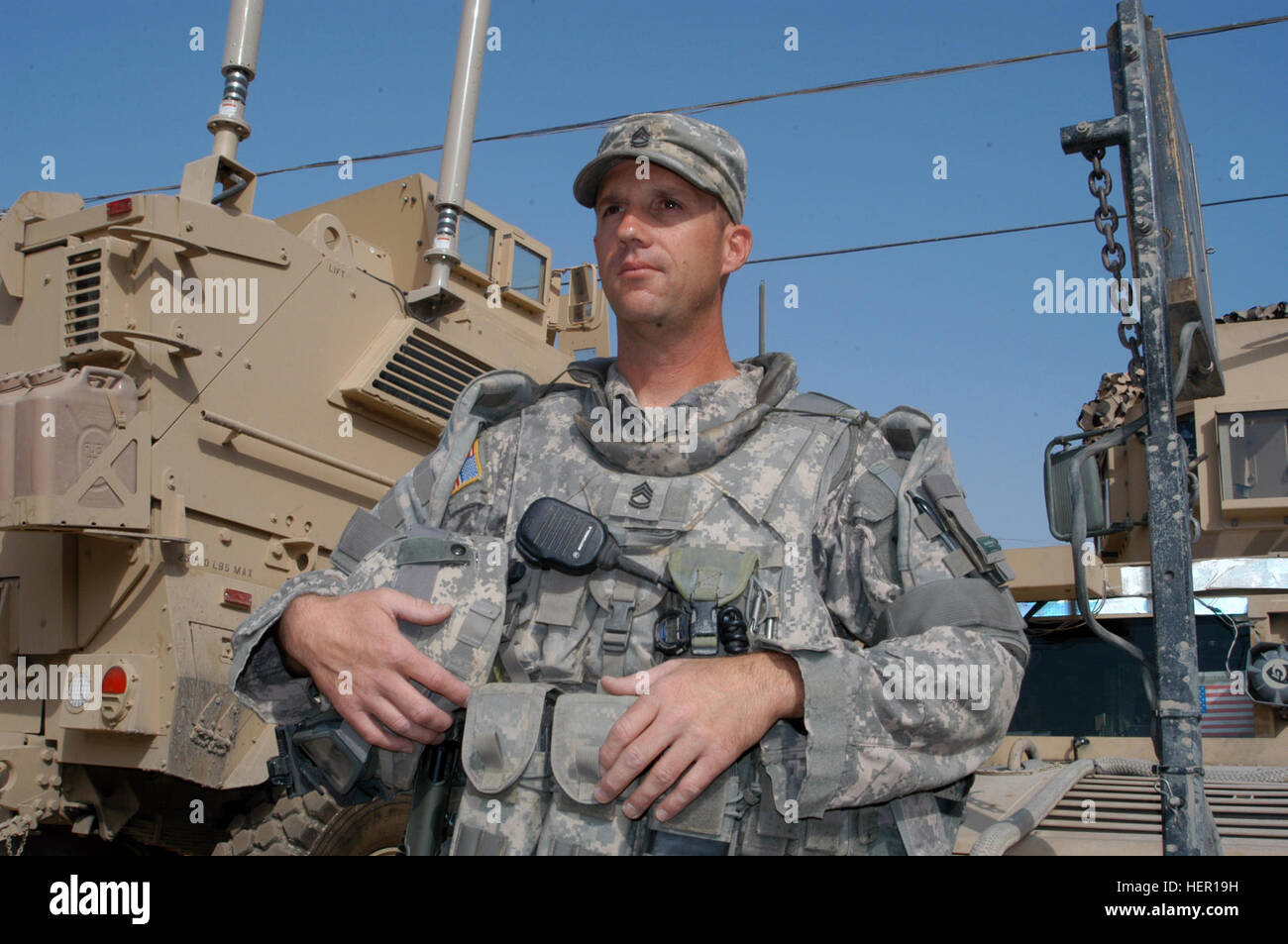 Sgt. 1st Class Timothy Nein, 39, with the Kentucky National Guard's ...
