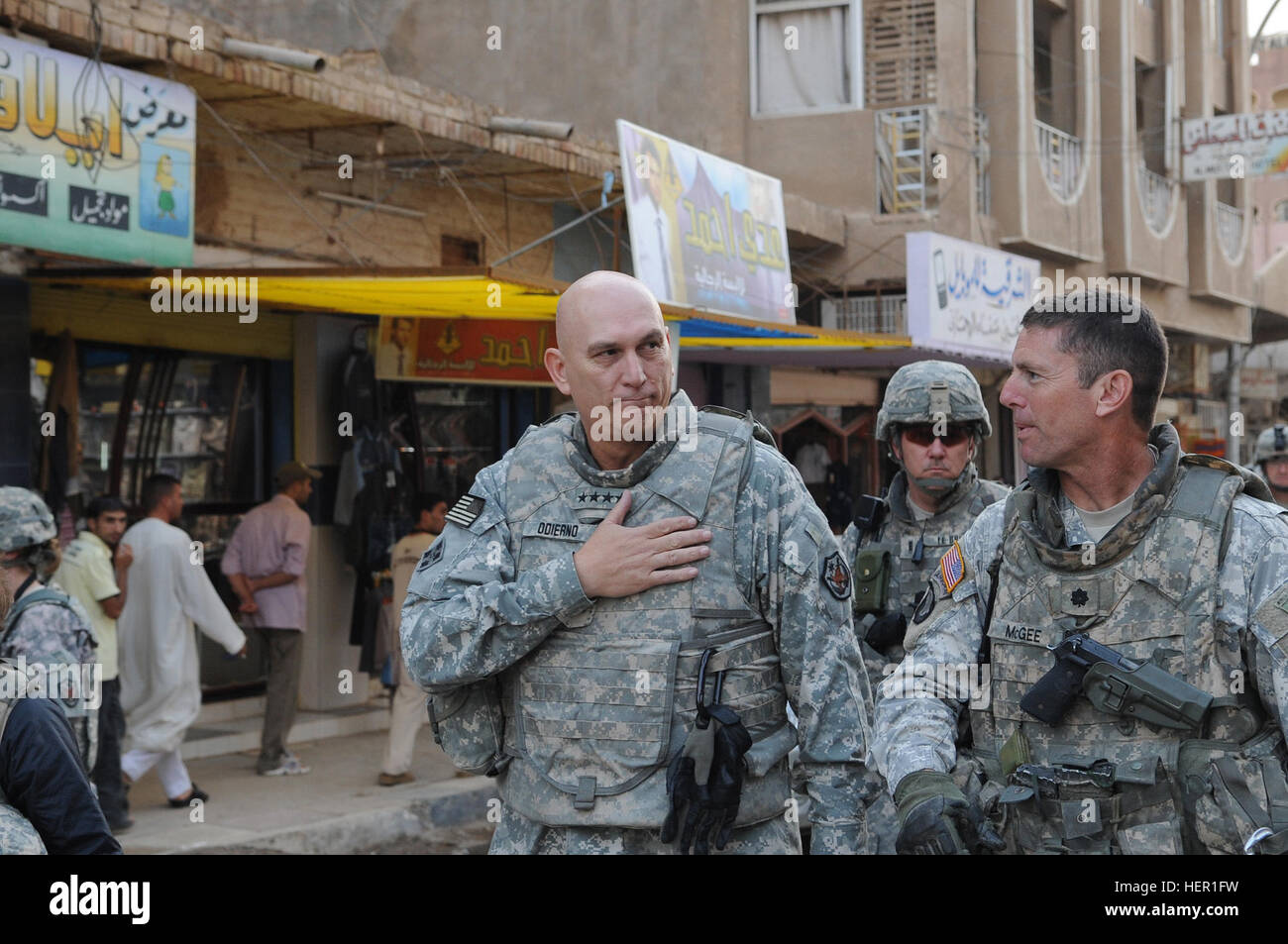 Gen. Ray Odierno,Commanding General, Multi-National Forces-Iraq, and U ...