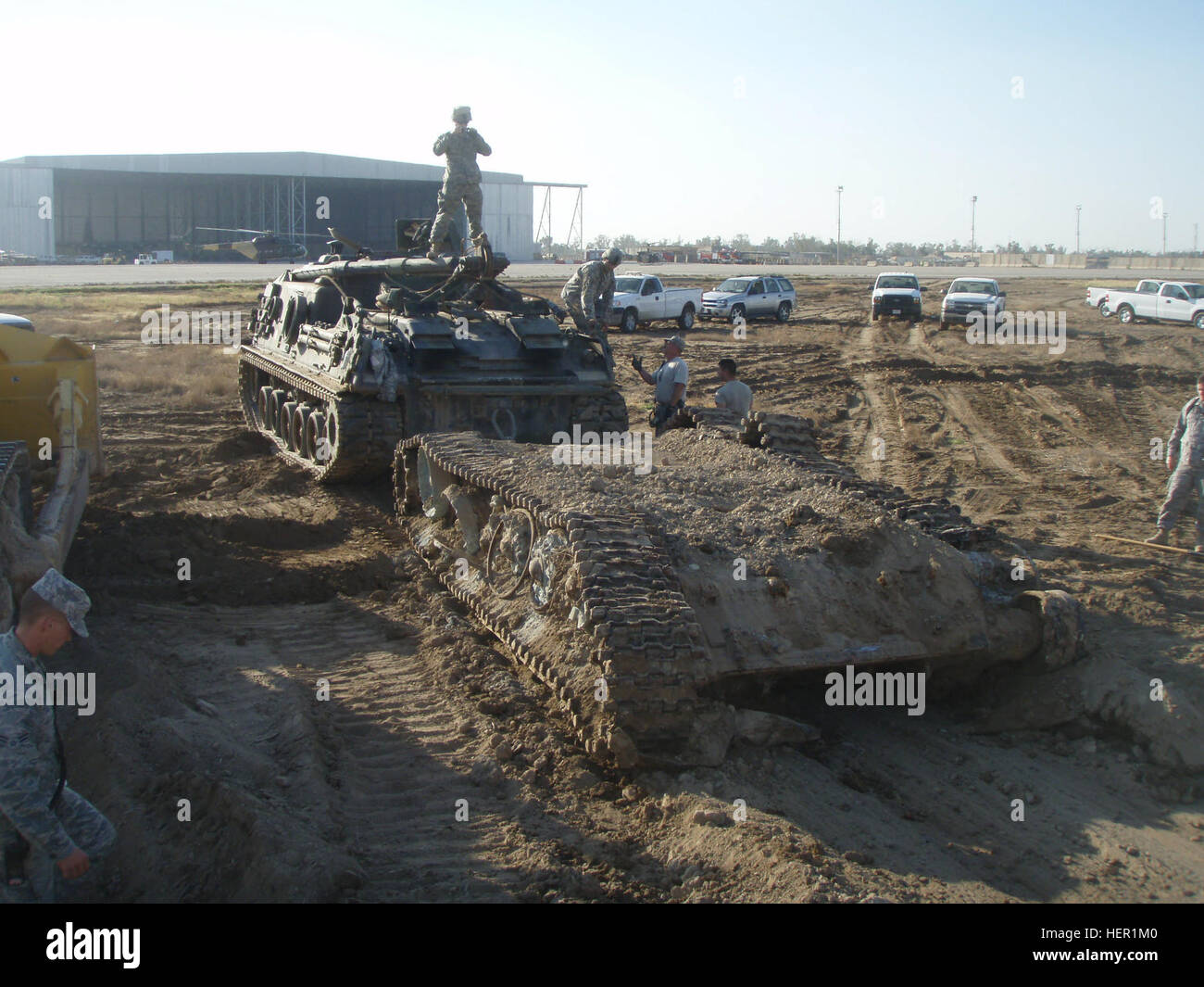 Soldiers from the 503rd Maintenance Company, 398th Combat Sustainment ...