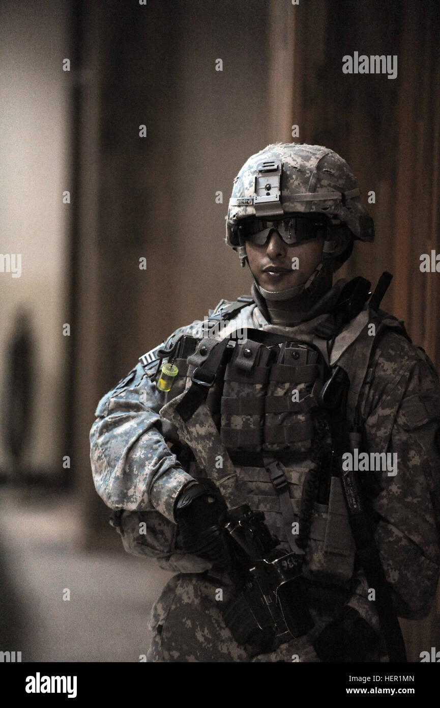 U.S. Army Sgt. Wes Carter from 2nd Stryker Brigade Combat Team, 25th ...