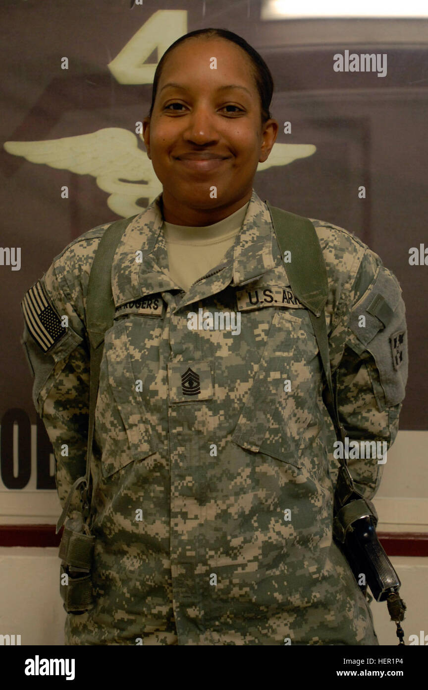 Broadnax-Rogers. FORWARD OPERATING BASE FALCON, Iraq – 1st Sgt. Rakimm ...