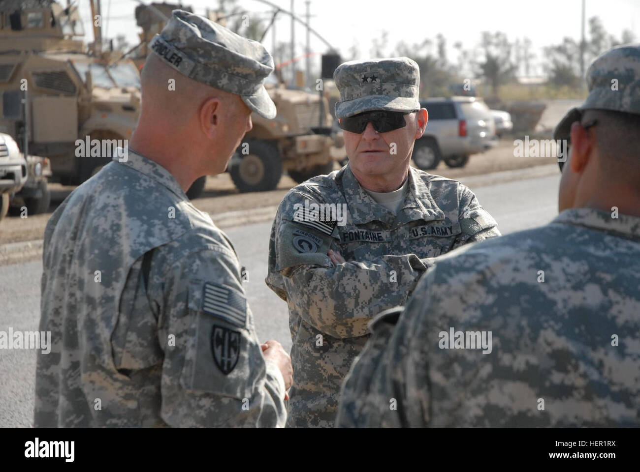 Fontaine. BAGHDAD – U.S. Army Maj. Gen. Yves Fontaine, the commanding ...