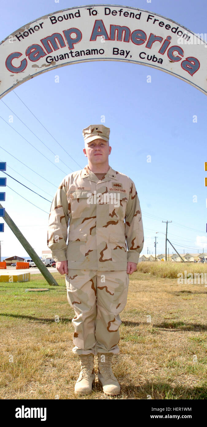 GUANTANAMO BAY, Cuba – Coast Guard Petty Officer 1st Class Russell ...