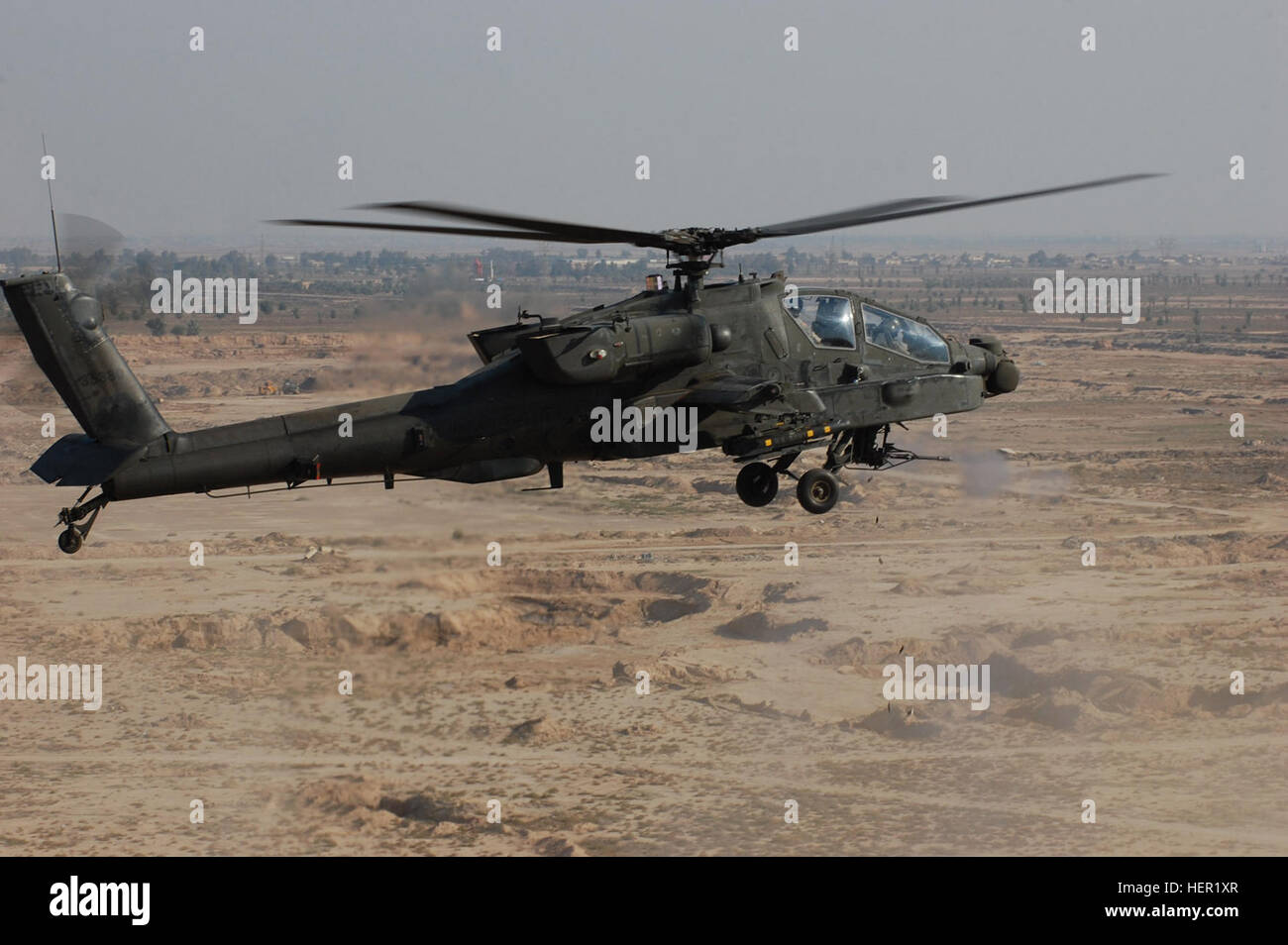 CAMP TAJI, Iraq – An Apache attack helicopter from the 1st Battalion ...
