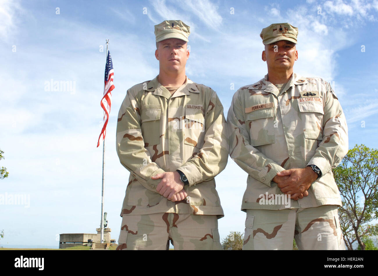 GUANTANAMO BAY, Cuba – Lt. j.g. Jesse Webster (left) and Senior Chief ...