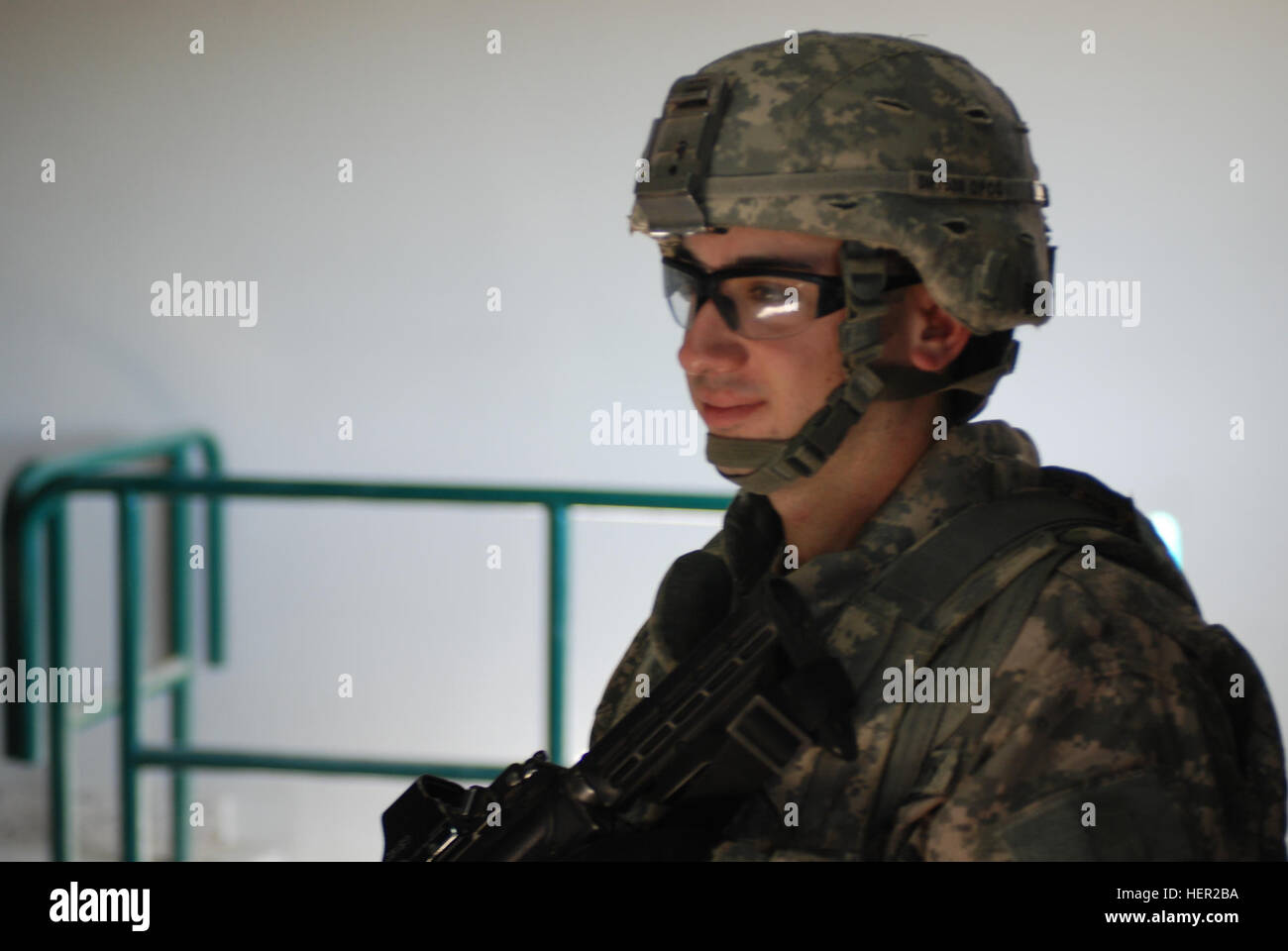 U.S. Army Spc. Darryl Hinden from Seaford, N.Y., of 2nd Battalion, 11th ...