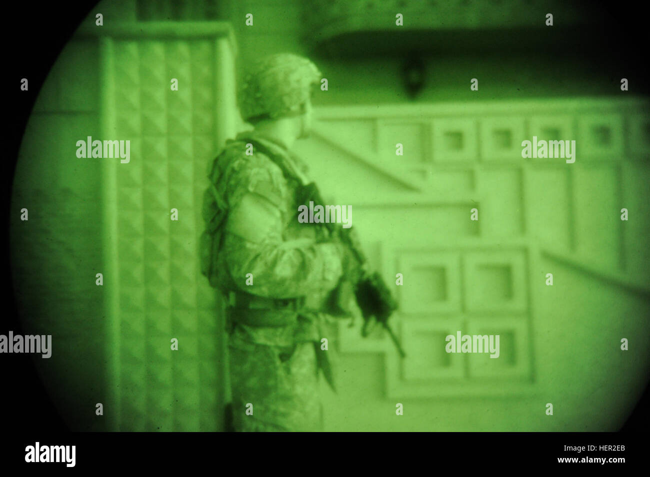 Spc. Matthew Baker and U.S. Soldiers from 1st Battalion, 27th Infantry ...