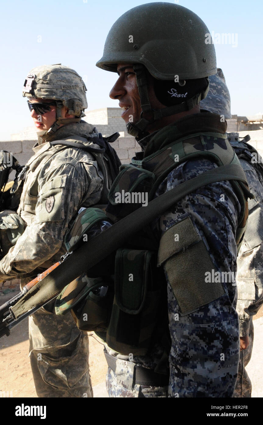Spc. Brain Smith of 1st Battalion, 27th Infantry Regiment, 25th ...
