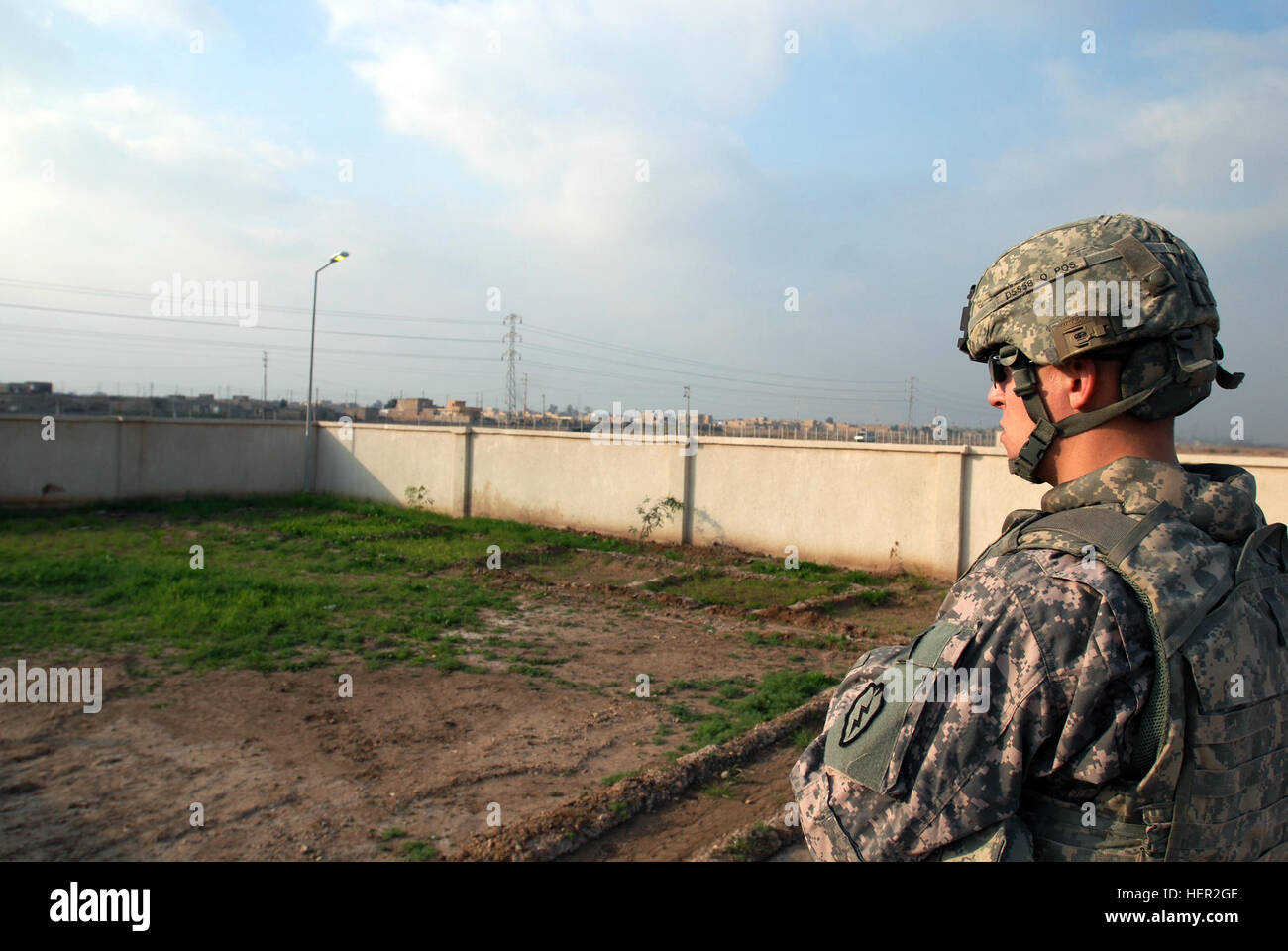 U.S. Army Pfc. Ryan Dickey from Kalispell, Mont., assigned to 2nd ...
