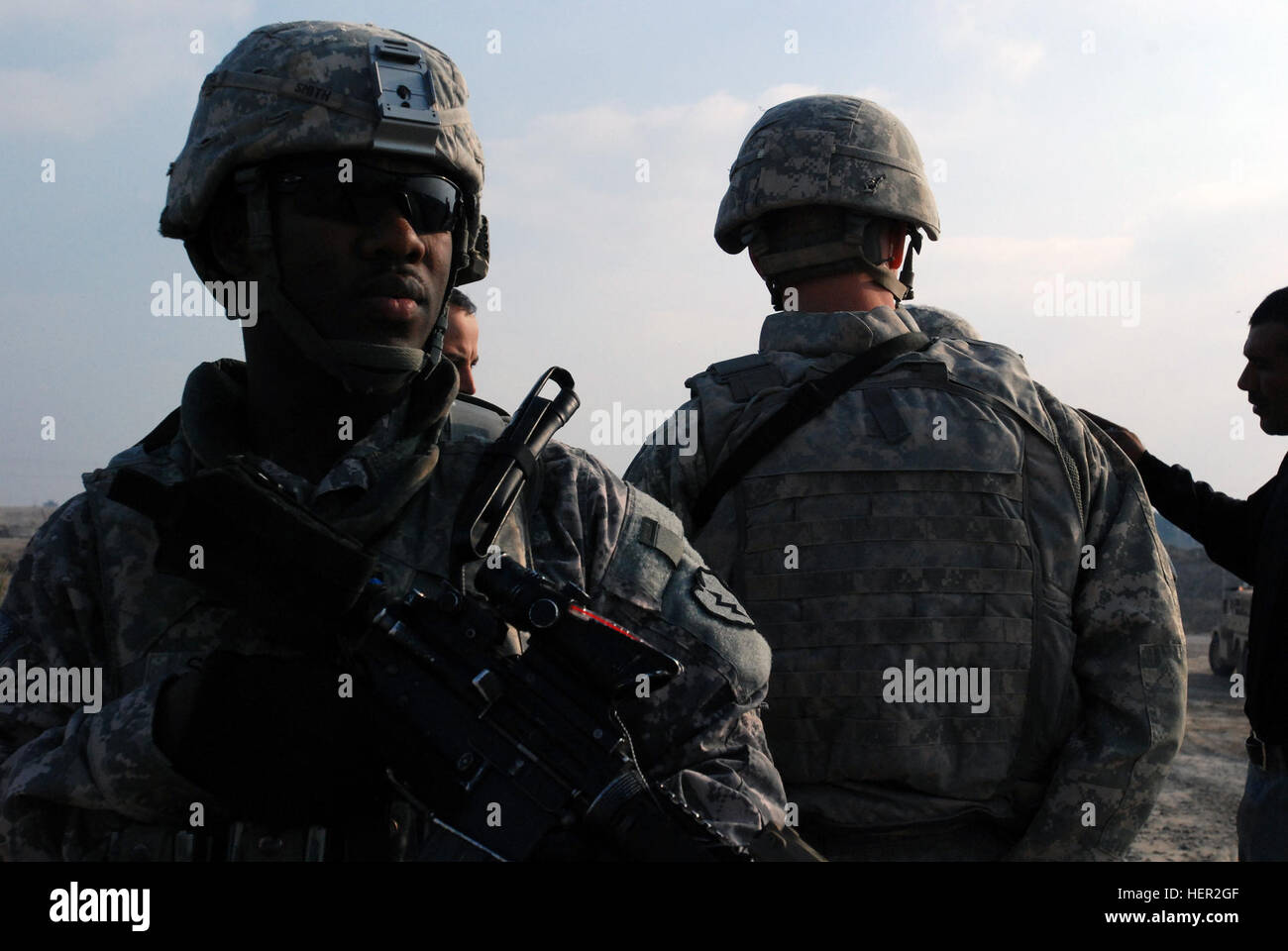 U.S. Army Sgt. Ontario Smith, assigned to 2nd Battalion, 11th Field ...