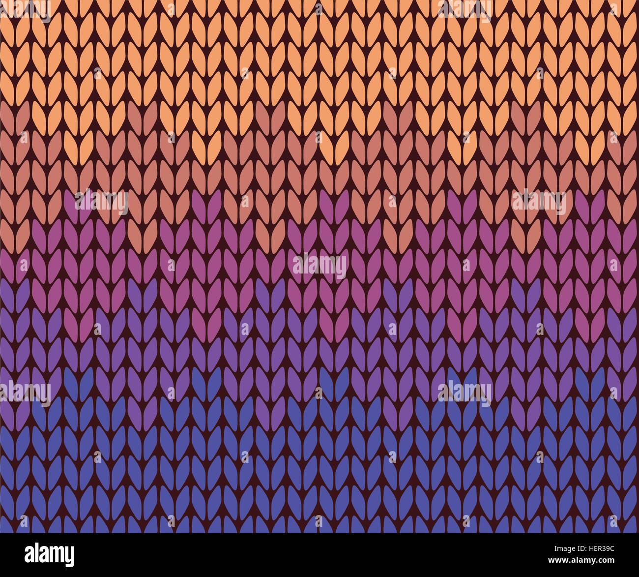 Seamless gradient knitting pattern Stock Vector Image & Art - Alamy