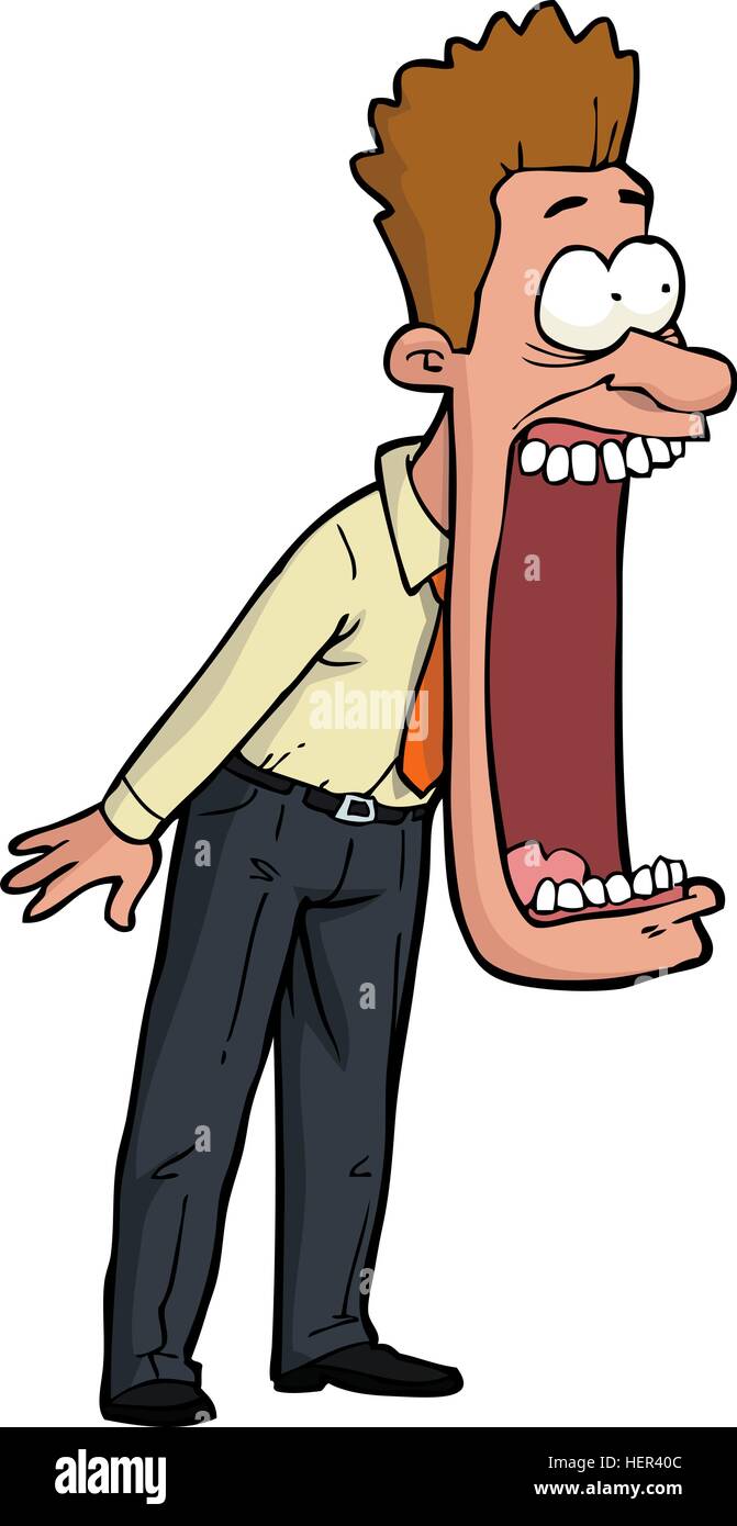 Customer terrified Stock Vector Images - Alamy