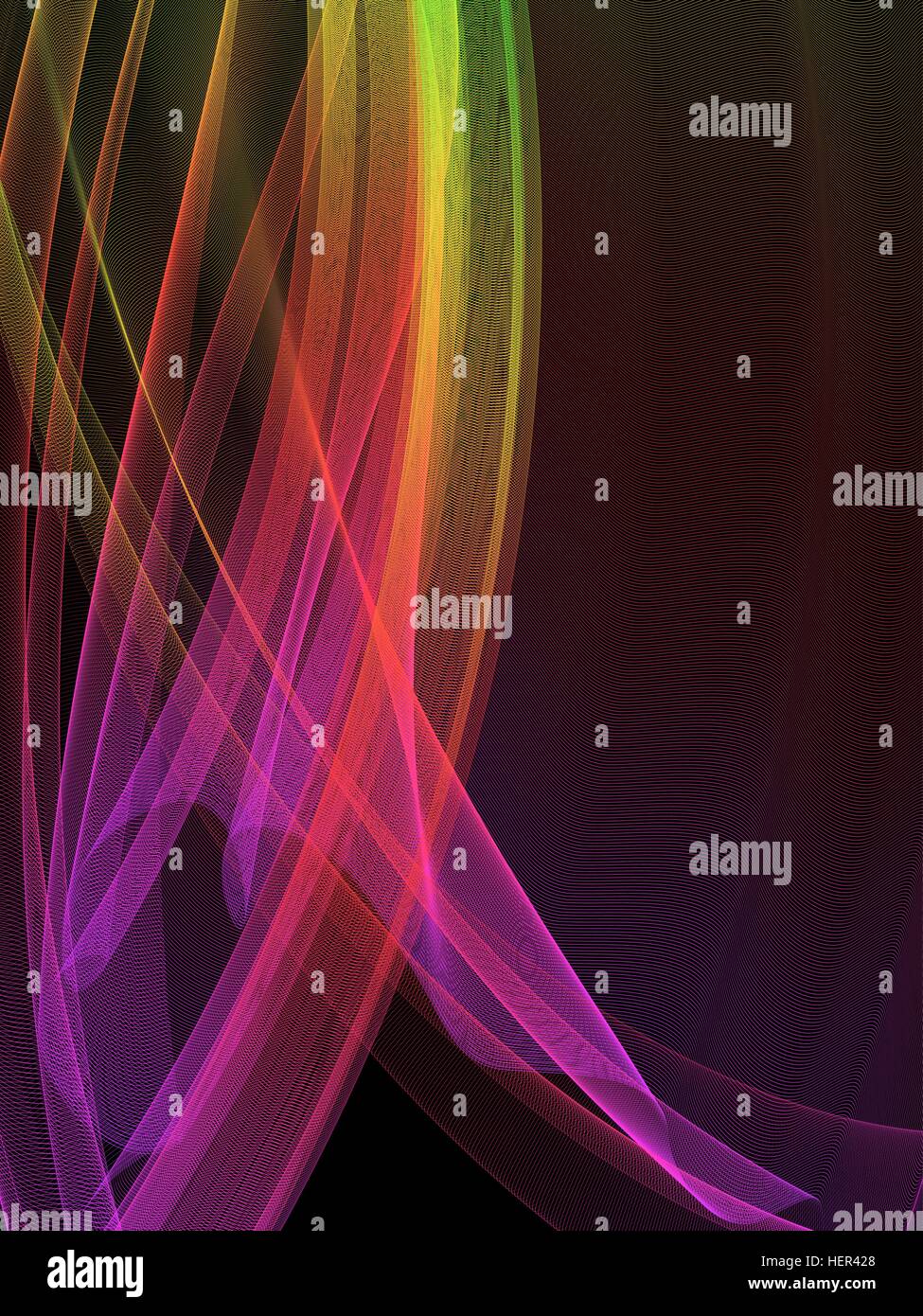 abstract grid lines, vector composition with motion effect Stock Vector ...