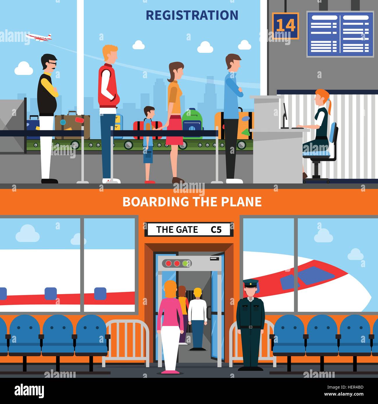 Boarding officer Stock Vector Images - Alamy