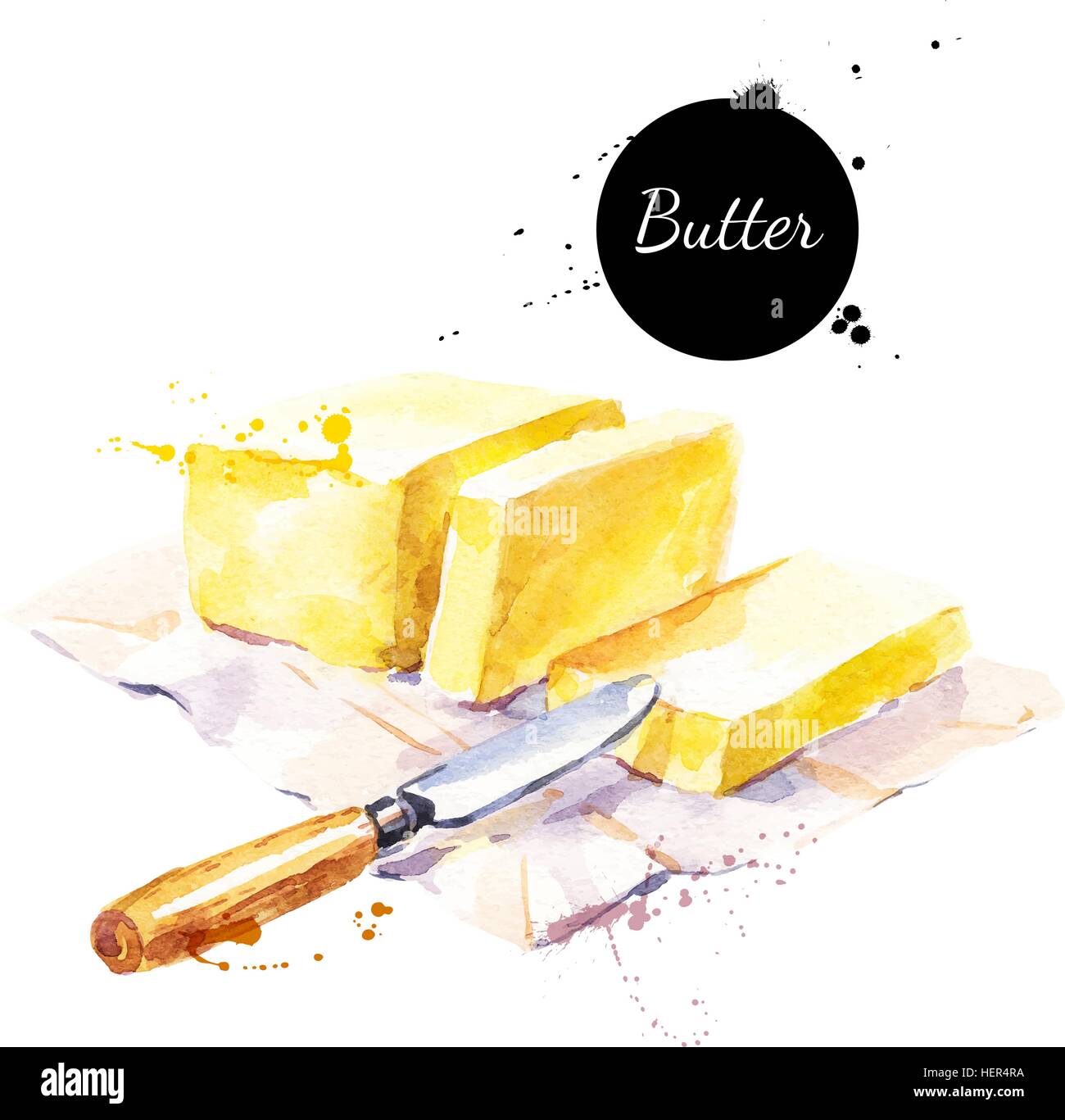 Butter Illustration