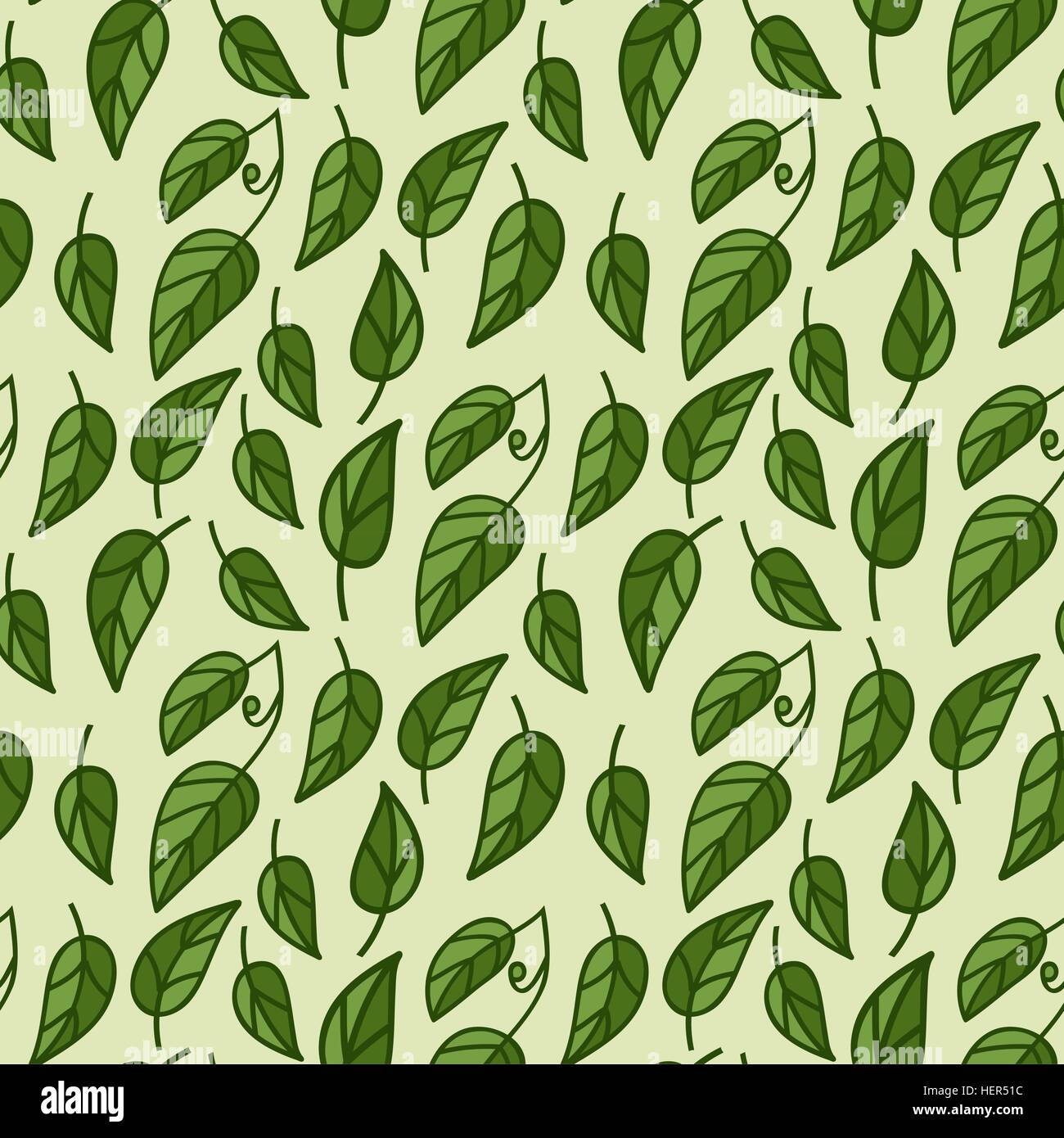 Seamless foliage pattern. vector Stock Vector Image & Art - Alamy